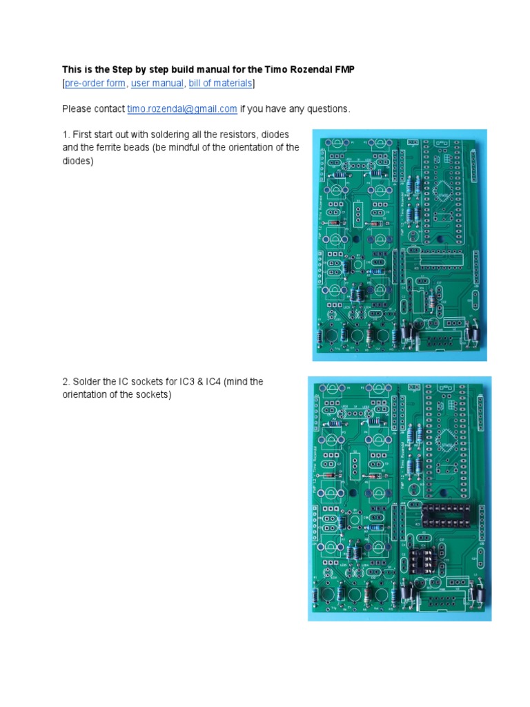 FMP Build Manual | PDF FMP Build Manual | PDF