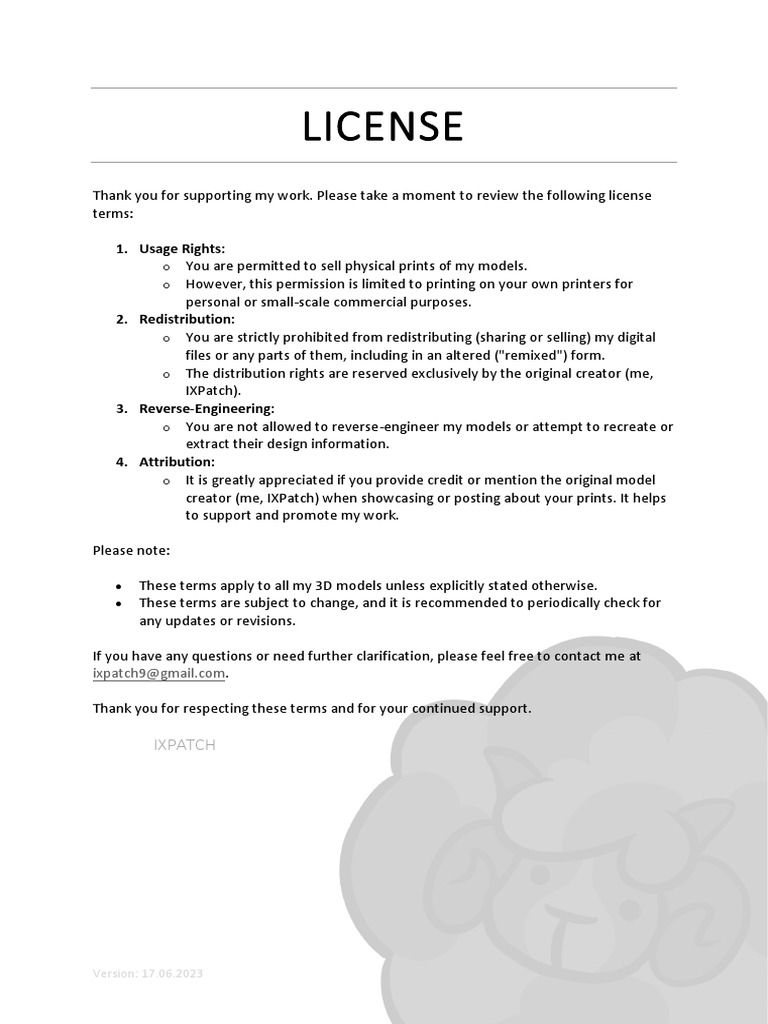 Flexi - STL Ixpatch-License-And-Faq-V230617 | PDF | Physical Sciences