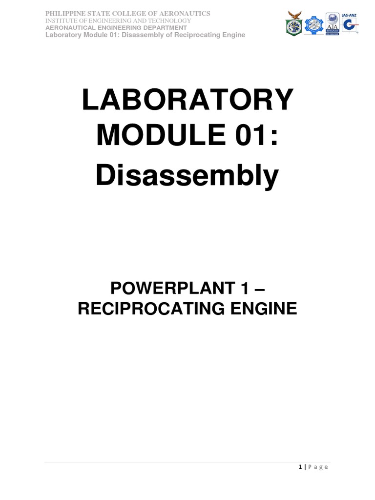 Reciprocating Engine Disassembly Guide | PDF | Science & Mathematics | Technology & Engineering