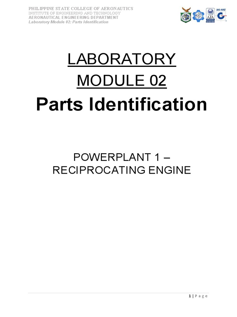 Aircraft Powerplant Parts Identification | PDF | Piston | Engines
