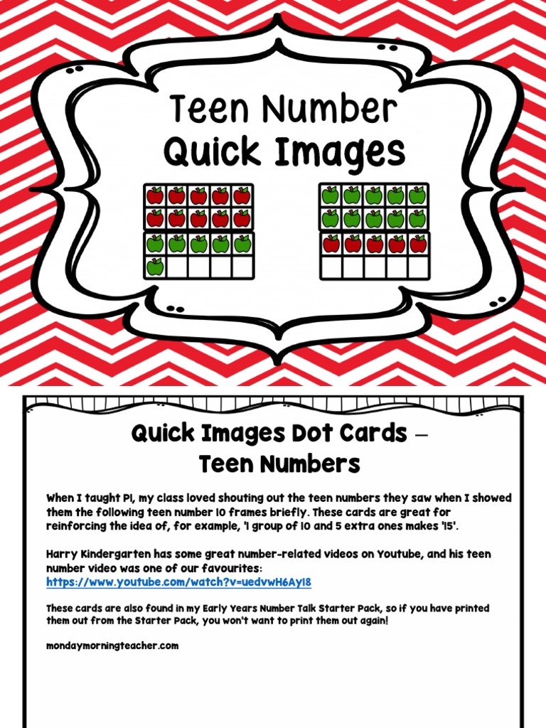 Teen Number Ten Frames Only | PDF