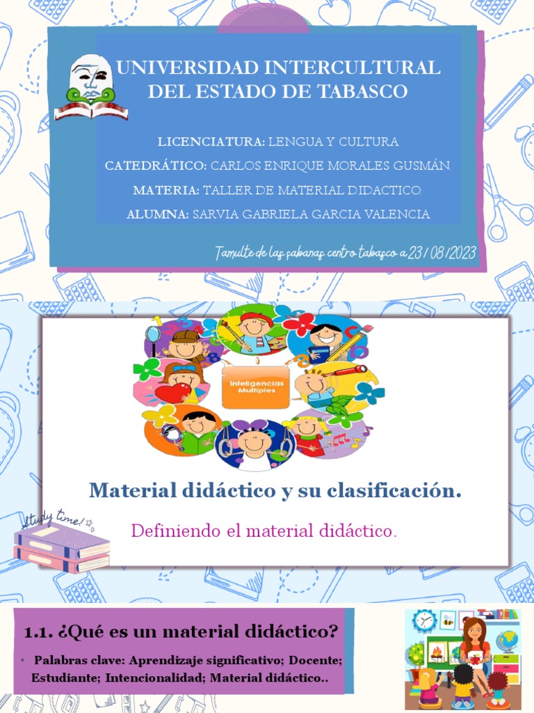 Material Didáctico: Definición y Uso | PDF | Crecimiento personal y ...