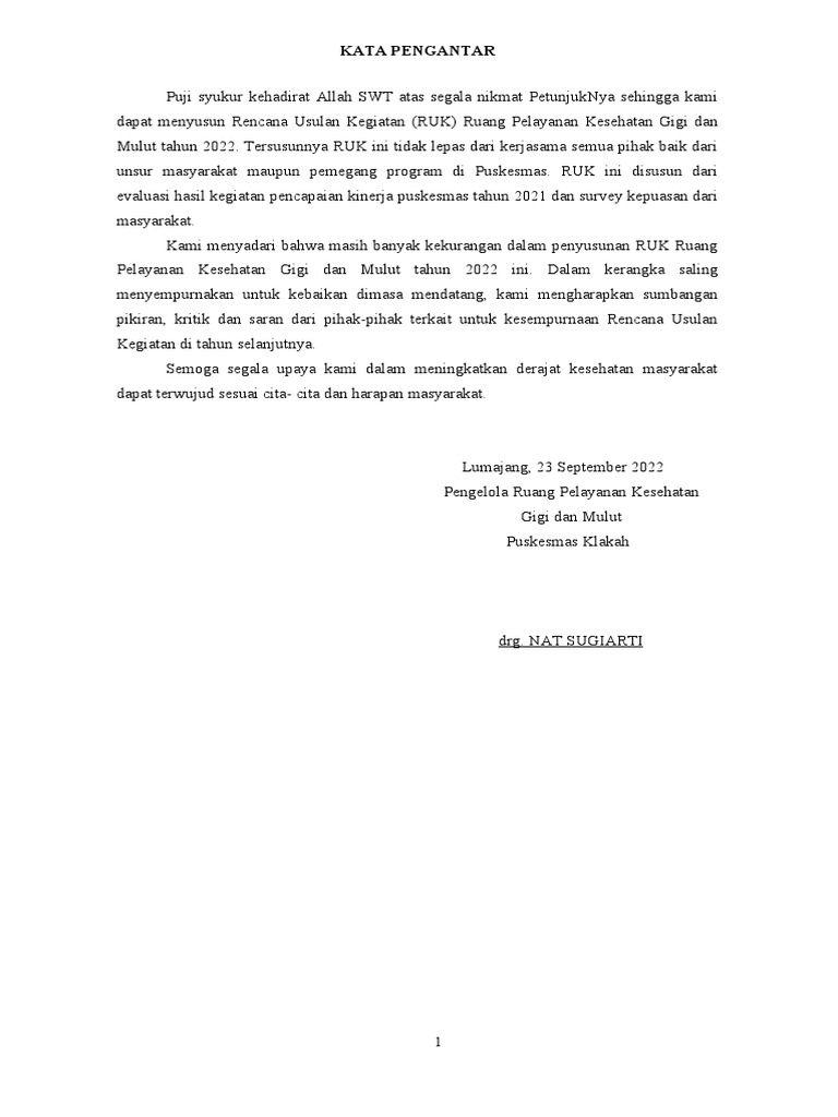 RUK RPK POLI GIGI 2019 EDIT NOW (AutoRecovered) | PDF