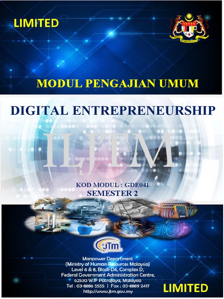 FORMAT MODUL PU Digital Entrepreneurship Update 3102022 | PDF