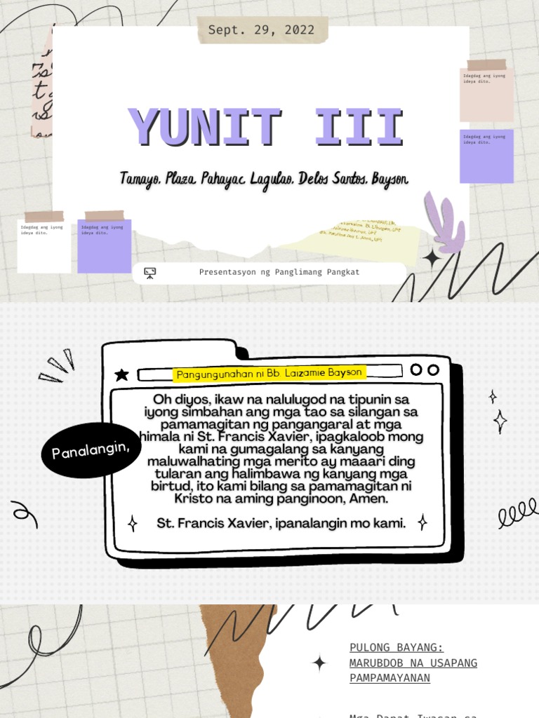 Group 5 - Yunit 3 | PDF