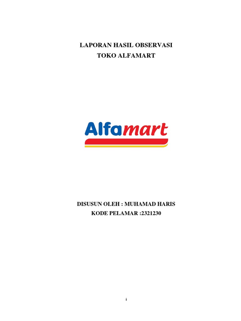 Observasi Toko - Muhamad Haris | PDF | Bisnis | Griya & Taman