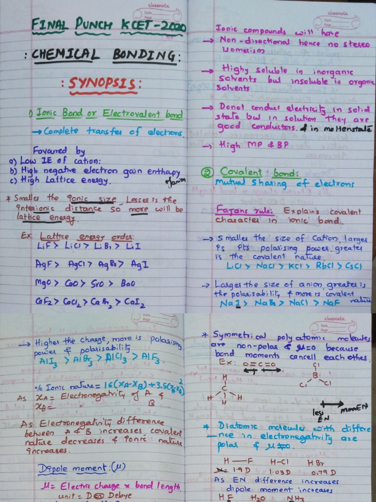 Chemical Bonding | PDF | Building Engineering | Physics