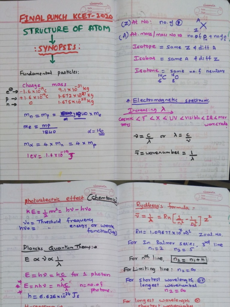 Structure of Atom | Download Free PDF | Atomic Orbital | Spin (Physics)