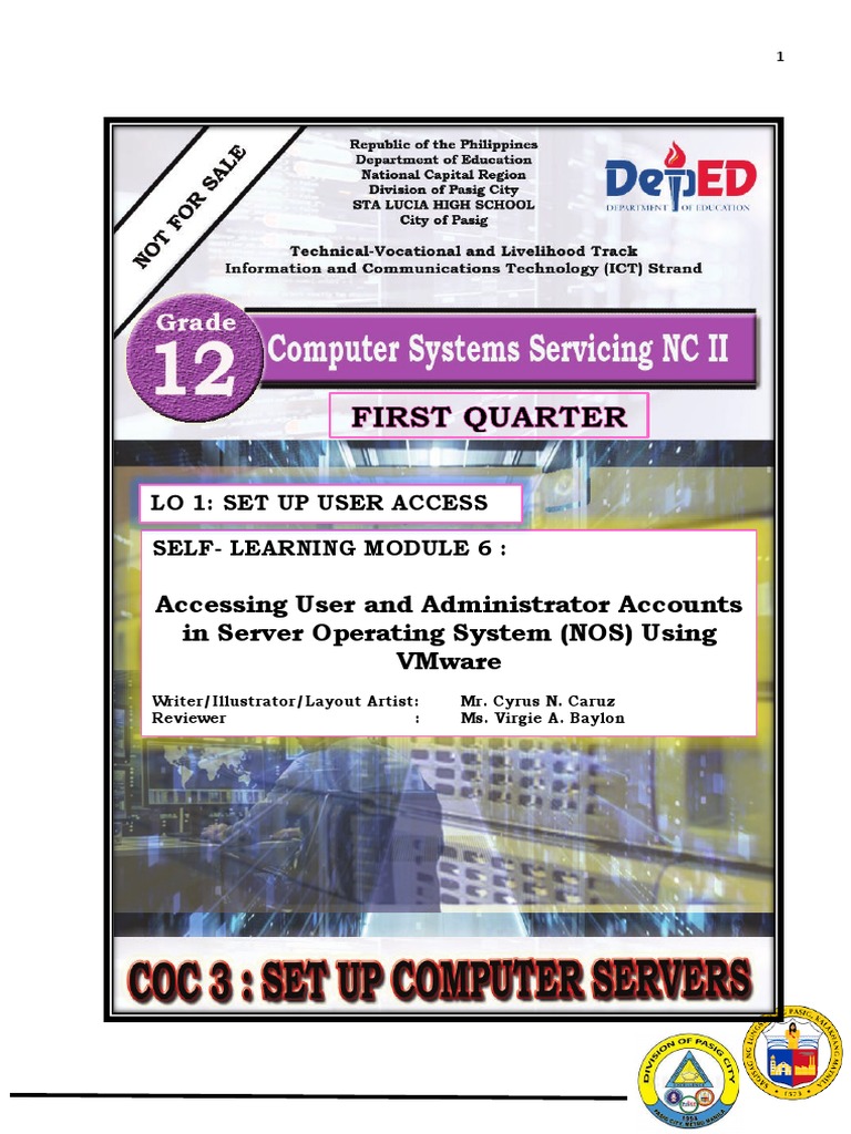 TVL - CSS 12 - Q1 - M6 | PDF | Virtual Machine | Operating System