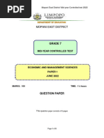 Grade 7 Geography Term 1 Assessment | PDF | Compass | Equator