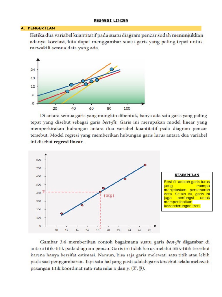 Regresi Linier | PDF