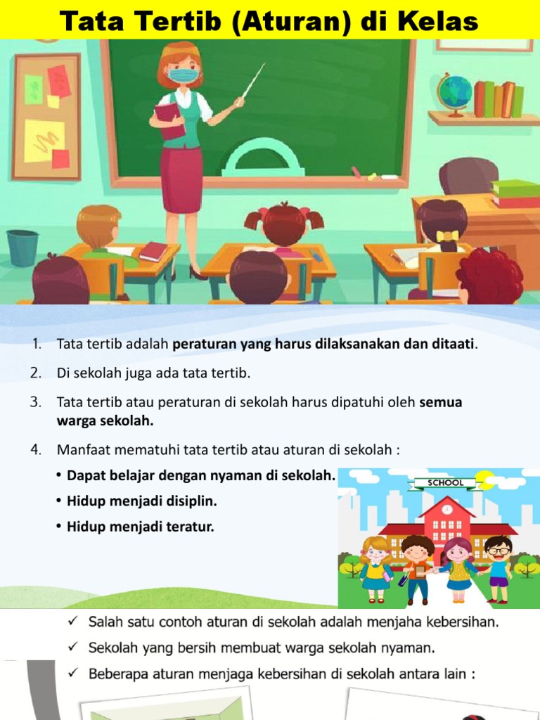 Tata Tertib (Aturan) Di Kelas | PDF
