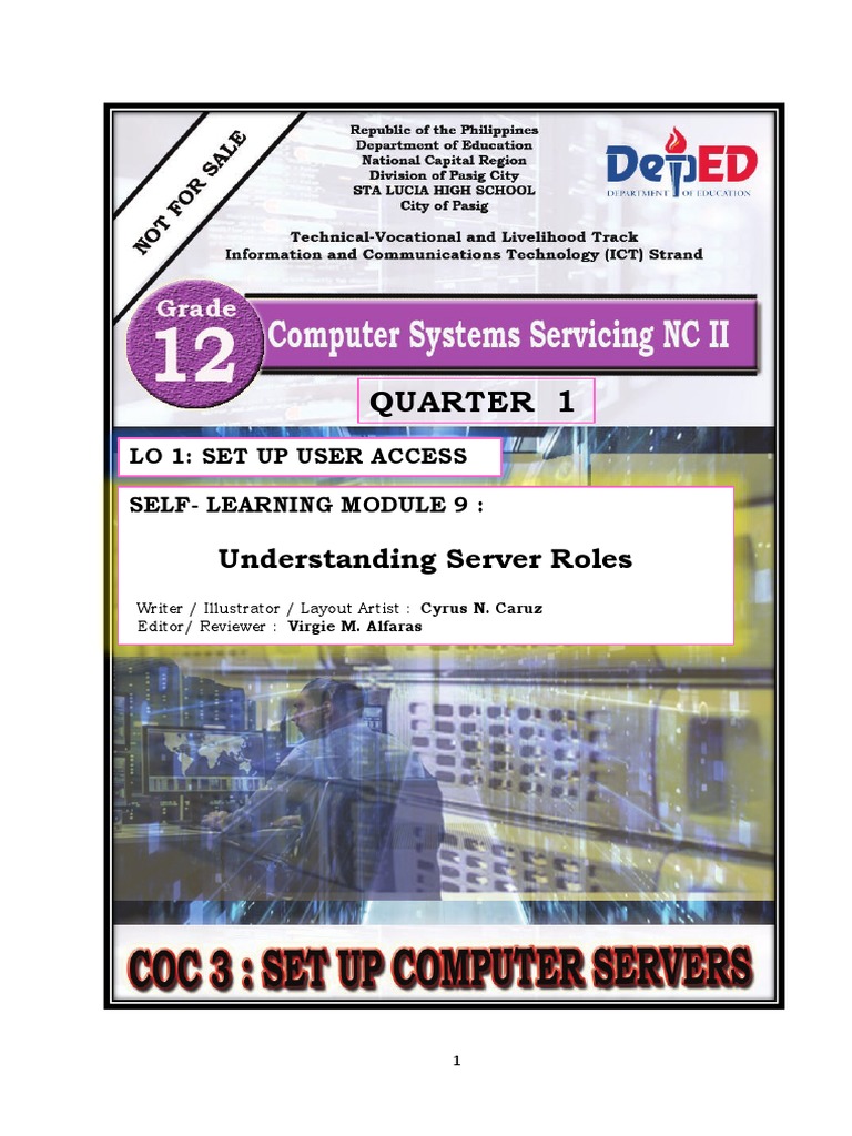 TVL - CSS 12 - Q1 - M9 | PDF | Active Directory | Computer Network