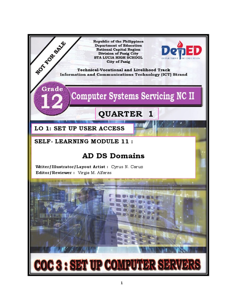 TVL - CSS 12 - Q1 - M11 | PDF | Active Directory | Computer Science