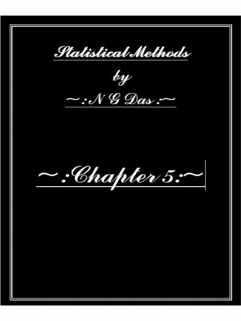 N G Das Chap5&6 Question | PDF | Standard Deviation | Mean