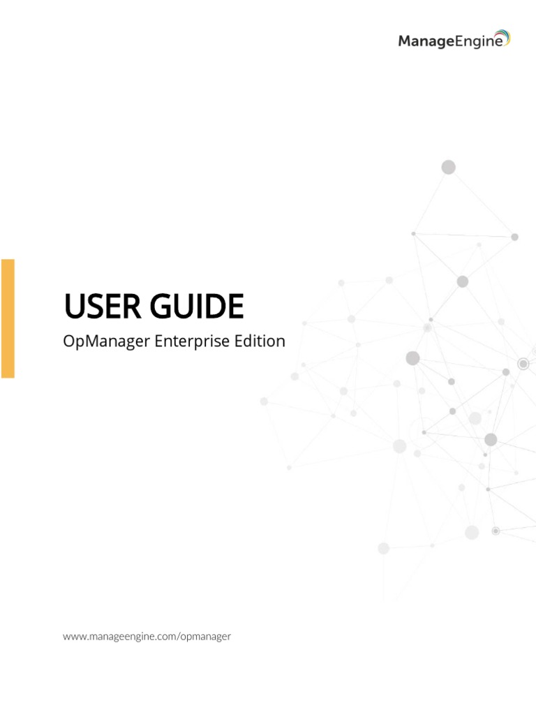 Opmanager Enterprise | PDF | Port (Computer Networking) | Command Line Interface