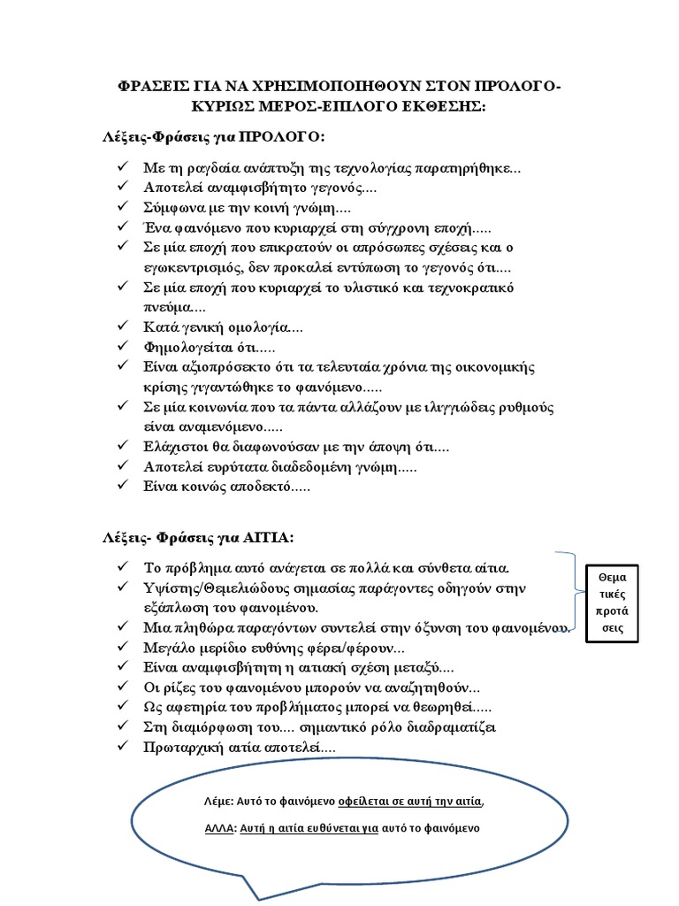 ΧΡΗΣΙΜΕΣ ΦΡΑΣΕΙΣ - Αντιγραφή | PDF