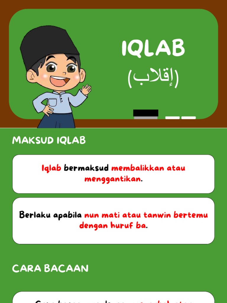 Iqlab | PDF | Seni & Disiplin Bahasa
