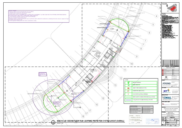 5182775-DRS-ELEC-SD-00098-Rev.1-2F Lightning Protection System Layout ...