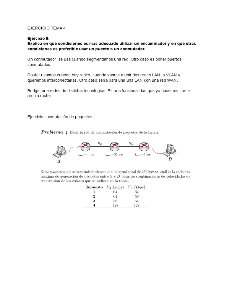 Ejercicio Tema 4 | PDF Ejercicio Tema 4 | PDF