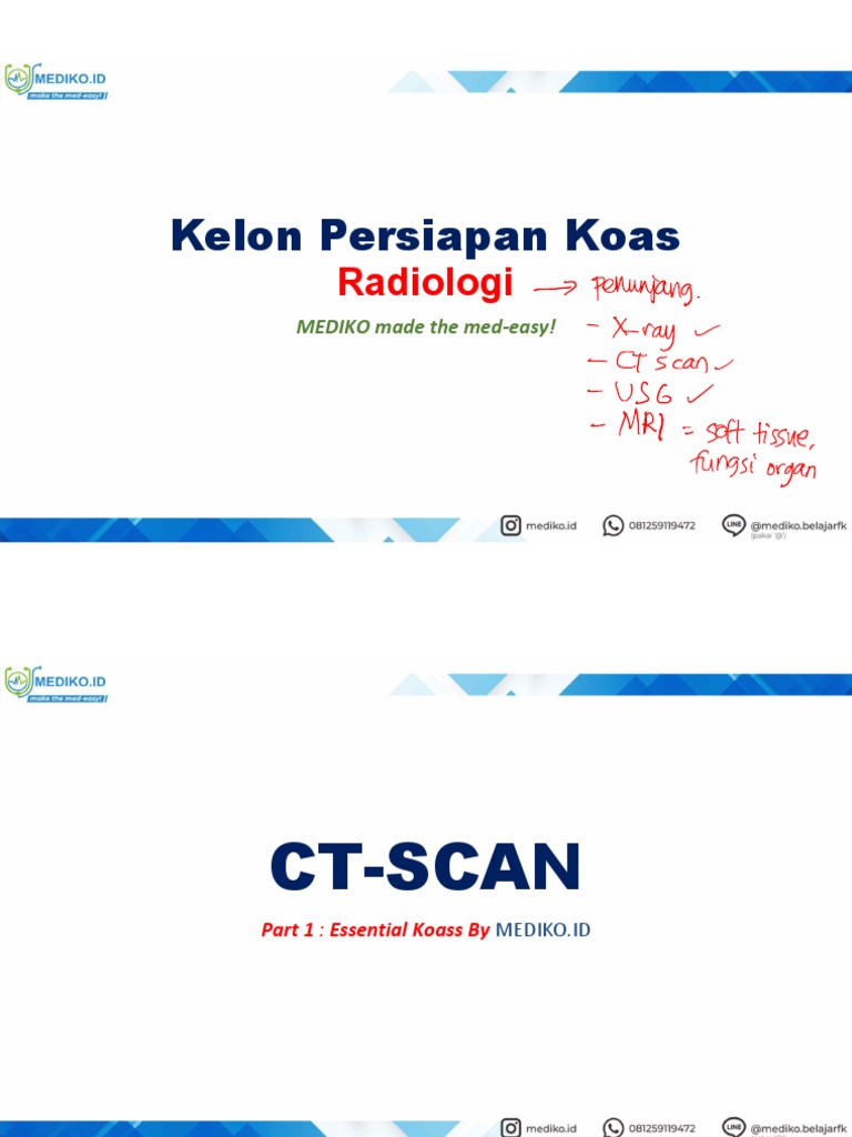Kelon Persiapan Koass - Radiologi - DR - Valdi | PDF
