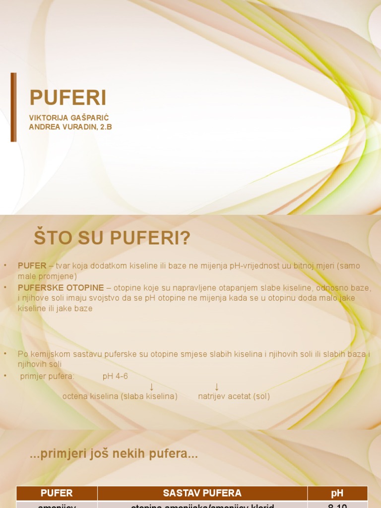 PUFERI | PDF