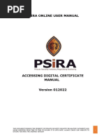 PSiRA Certificate | PDF