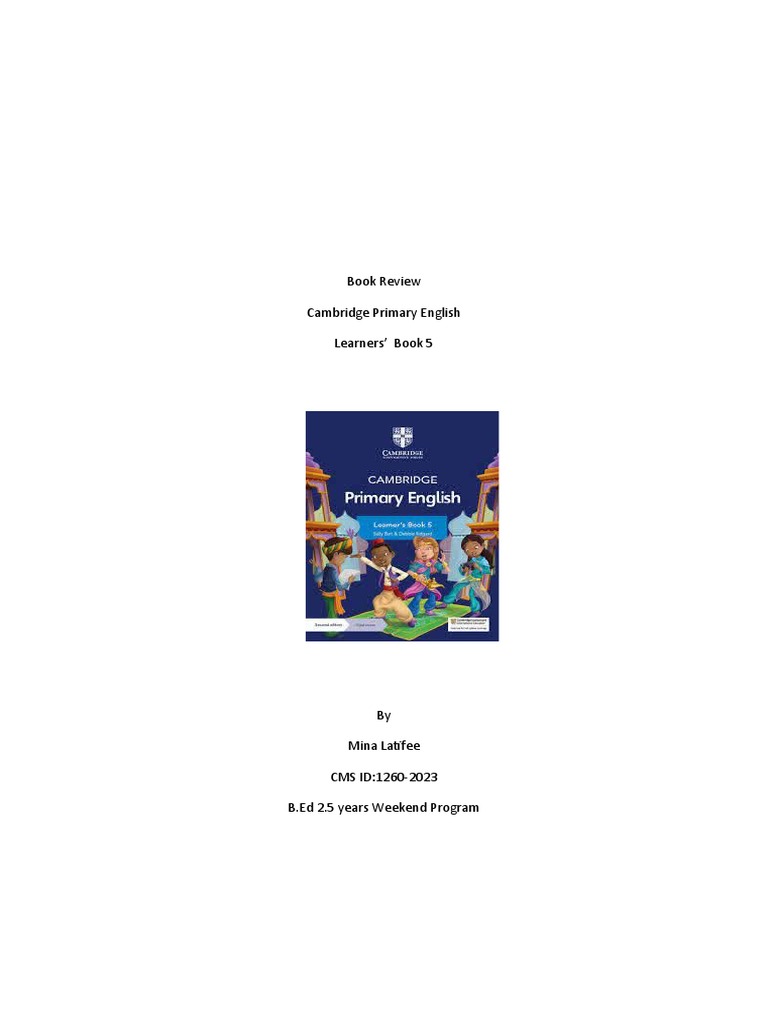 Engaging Book Review for Young Learners | PDF | Reading Comprehension ...