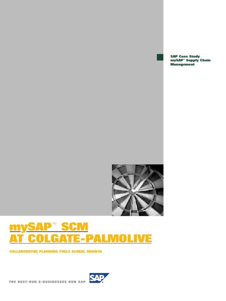 Sap SCM Colgate Cs | Download Free PDF | Supply Chain | Inventory