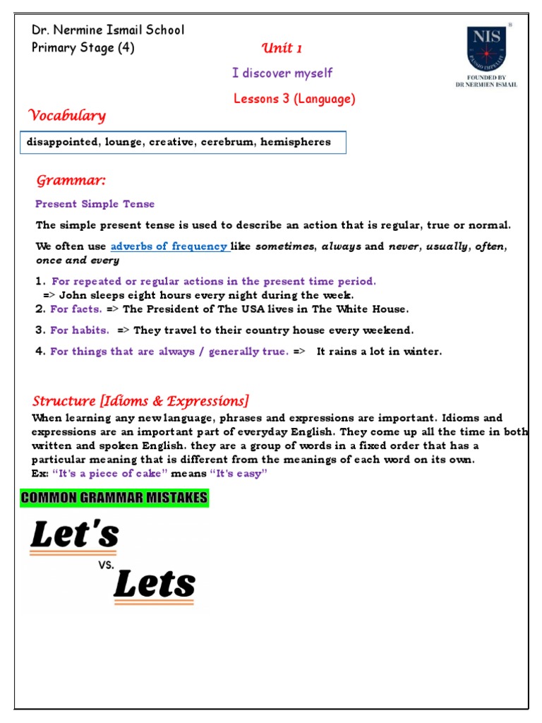 Connect Plus - Unit 1 Lessons 3 | PDF | English Language | Idiom