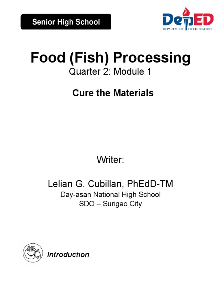 LAS 2nd Quarter WEEK 1 2 Grade 11 Food Processing CUBILLAN Edited | PDF