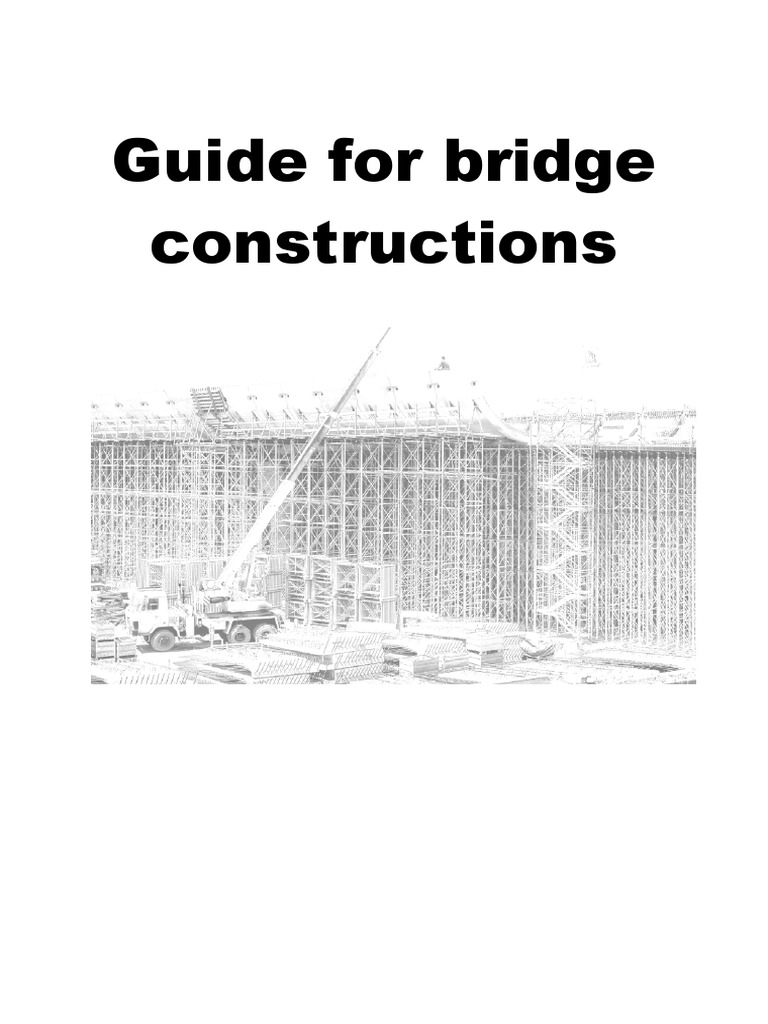 Bridge Guide | PDF | Beam (Structure) | Welding
