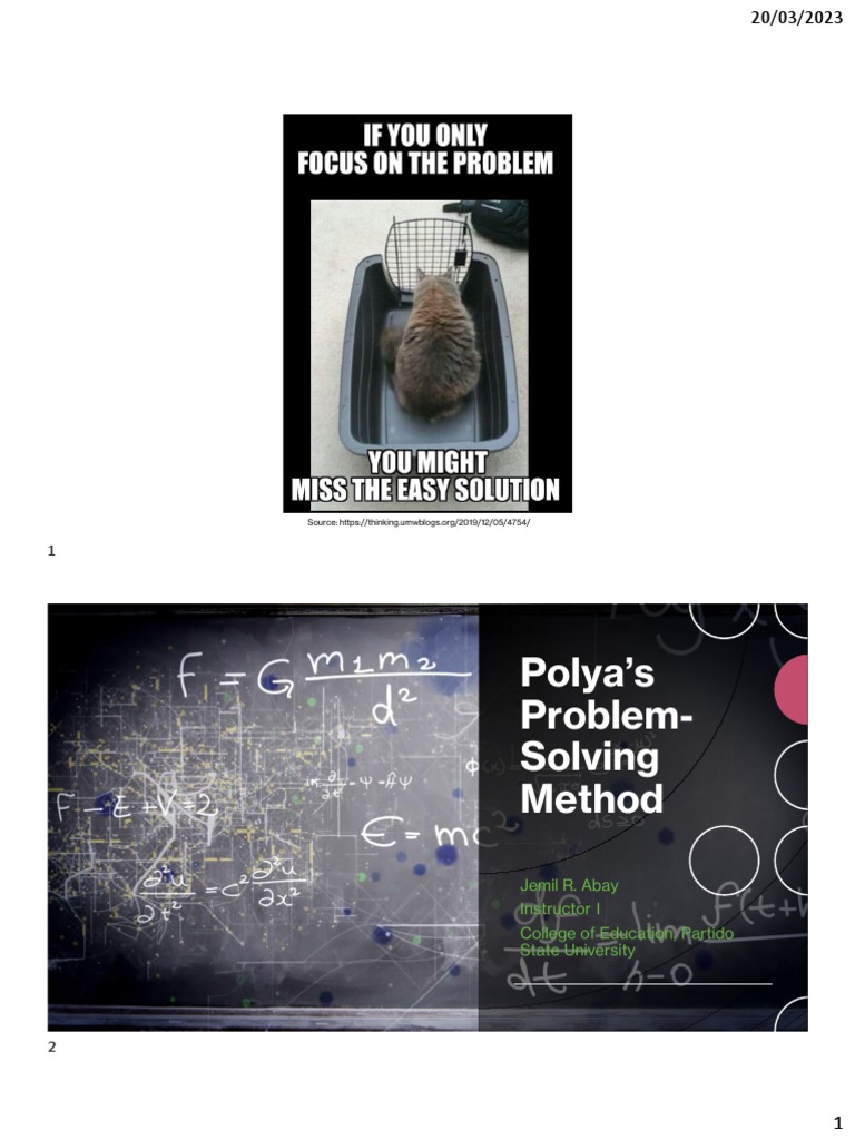Problem Solving Method Pdf