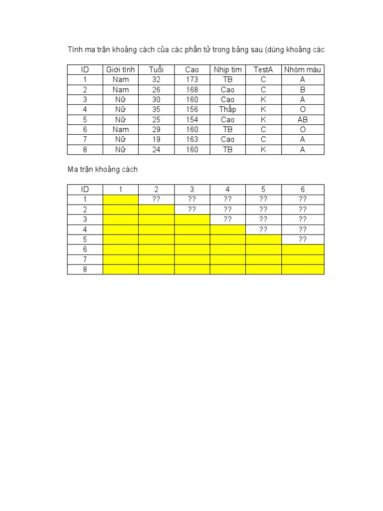 Bai Tap Tien Xu Ly Du Lieu | PDF