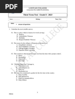 Grade 8 History Short Notes | PDF