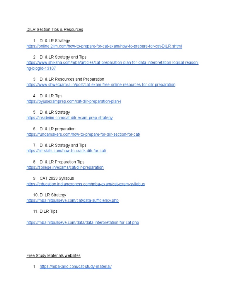 Dilr Cat 2023 | PDF | Business