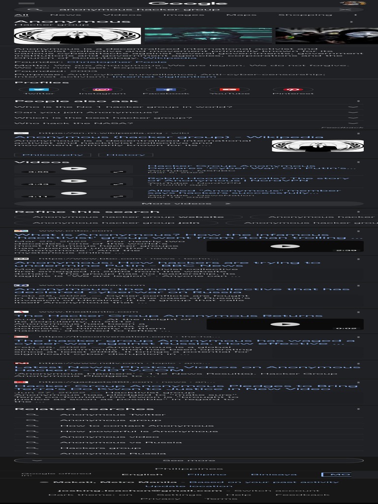 Joining the Anonymous Hacker Group | PDF | Security | Cyberwarfare
