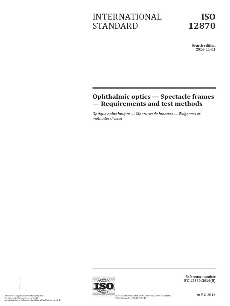 Iso 12870-2016 | PDF | International Organization For Standardization ...