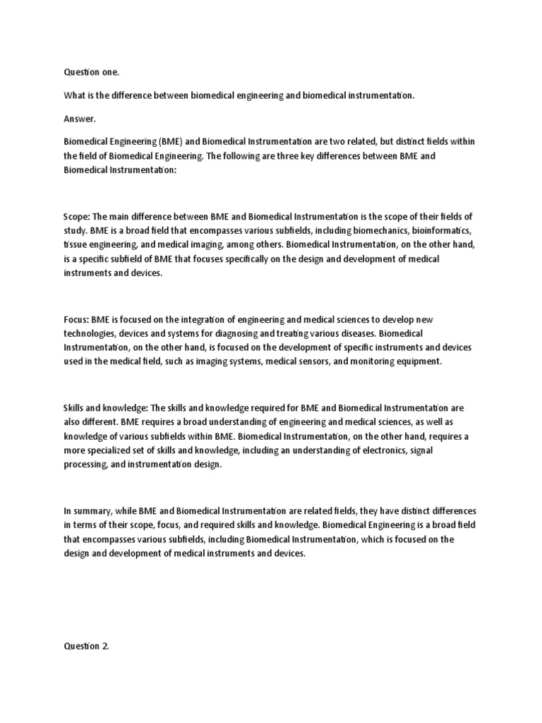 Assignment Biomedical Engineering | PDF | Biomedical Engineering | Medical Imaging