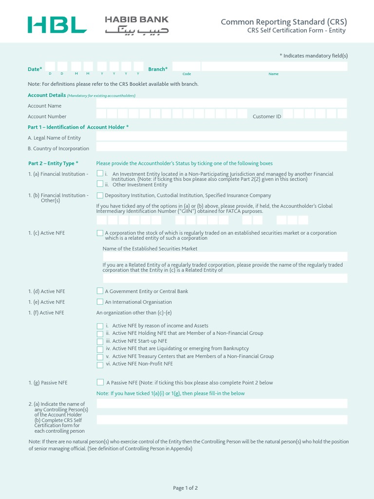 CRS Entity | PDF