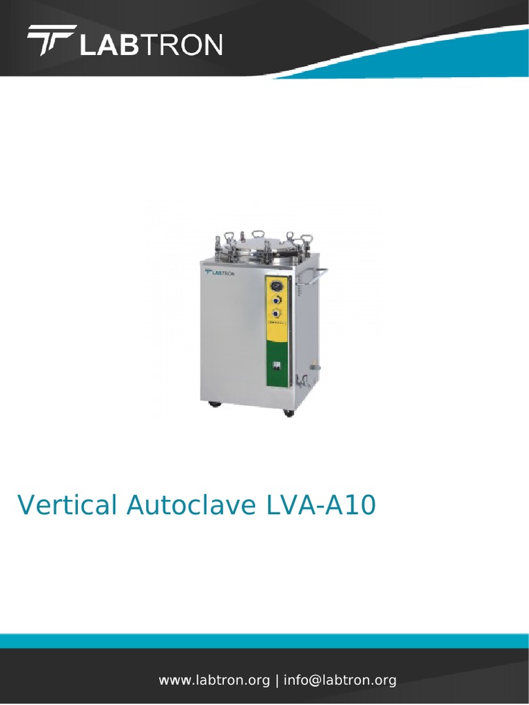 Vertical Autoclave | PDF | Sterilization (Microbiology) | Stainless Steel