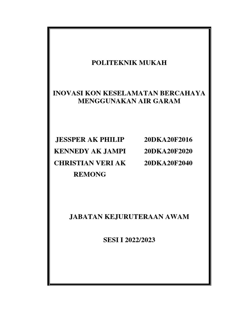 Proposal FYP (Group Jessper) | PDF