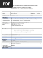 Detailed Lesson Plan in Dressmaking/Tailoring I - Objectives | PDF ...