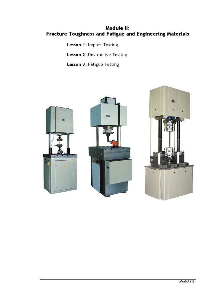 Materials Science and Engineering Lab Module 2 | PDF | Fracture ...