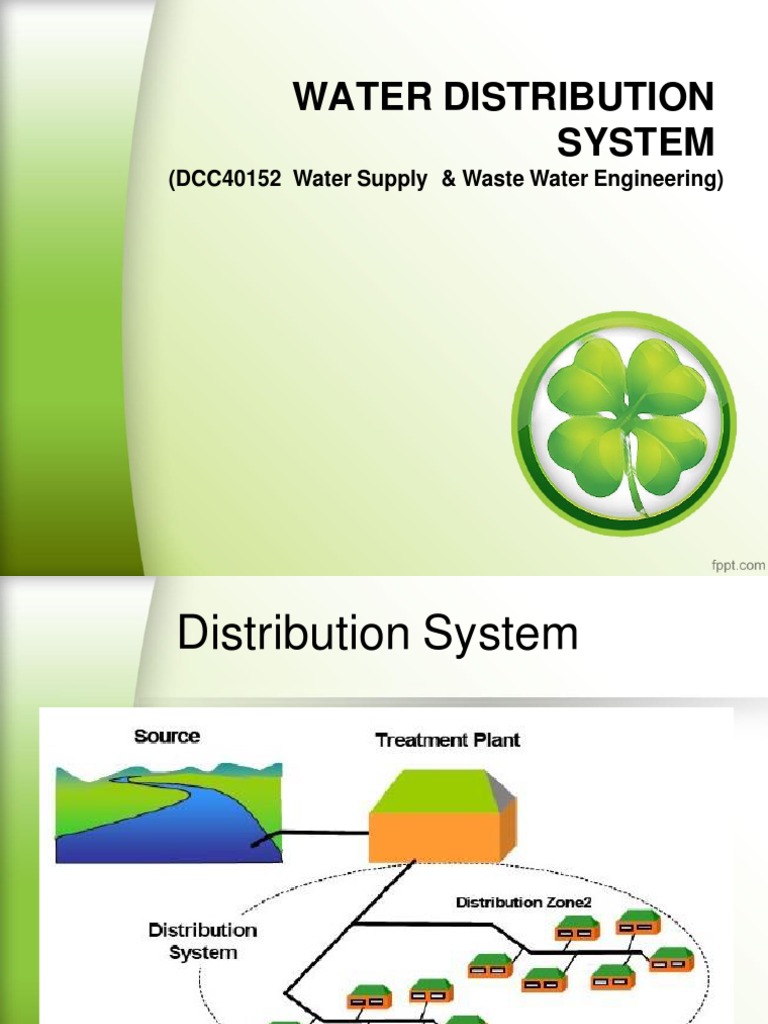 Water Distribution System Overview | PDF | Water | Water Supply Network