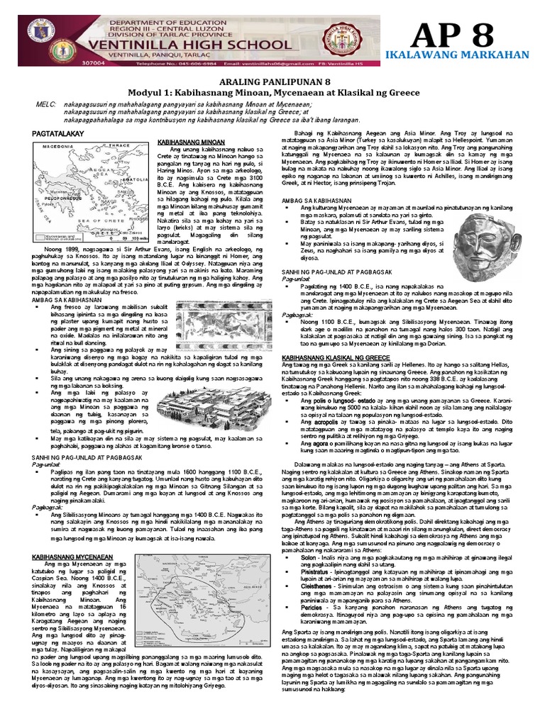 AP 8 - 2nd Quarter - Handout | PDF