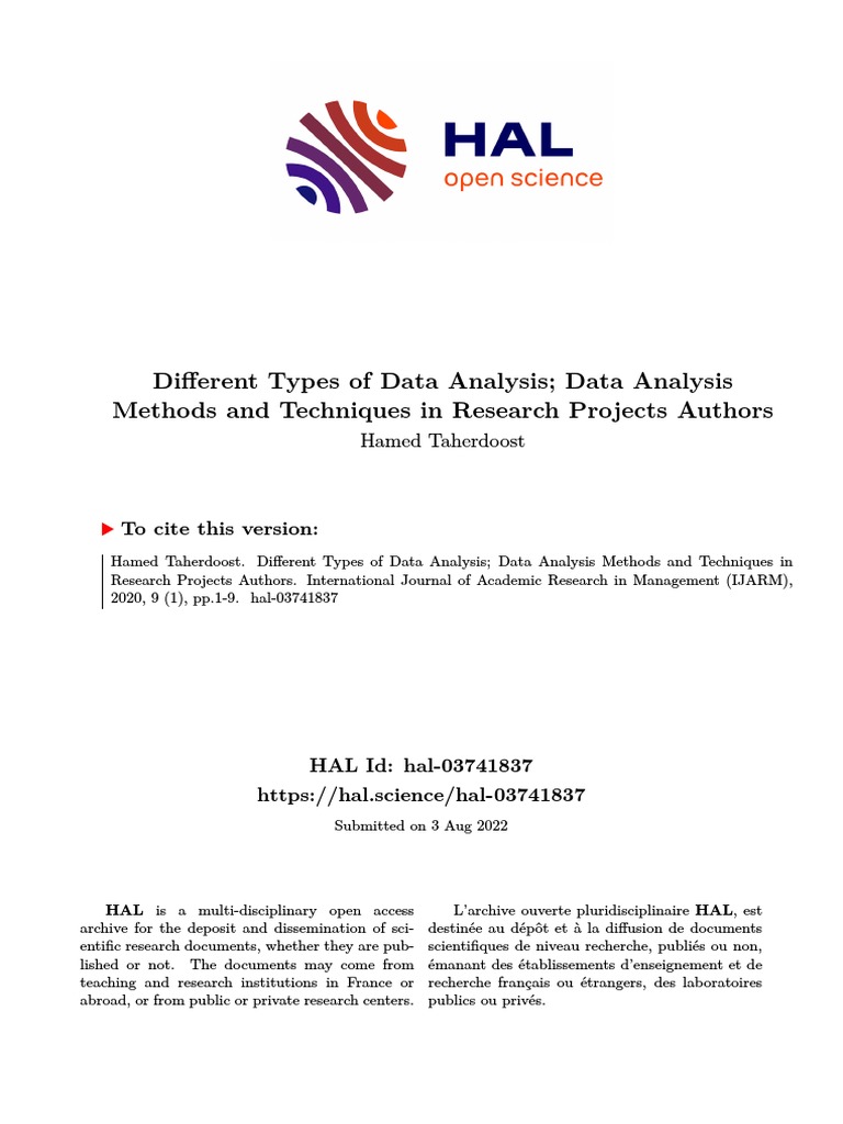 Different Types of Data Analysis - Data Analysis Methods and Techniques ...