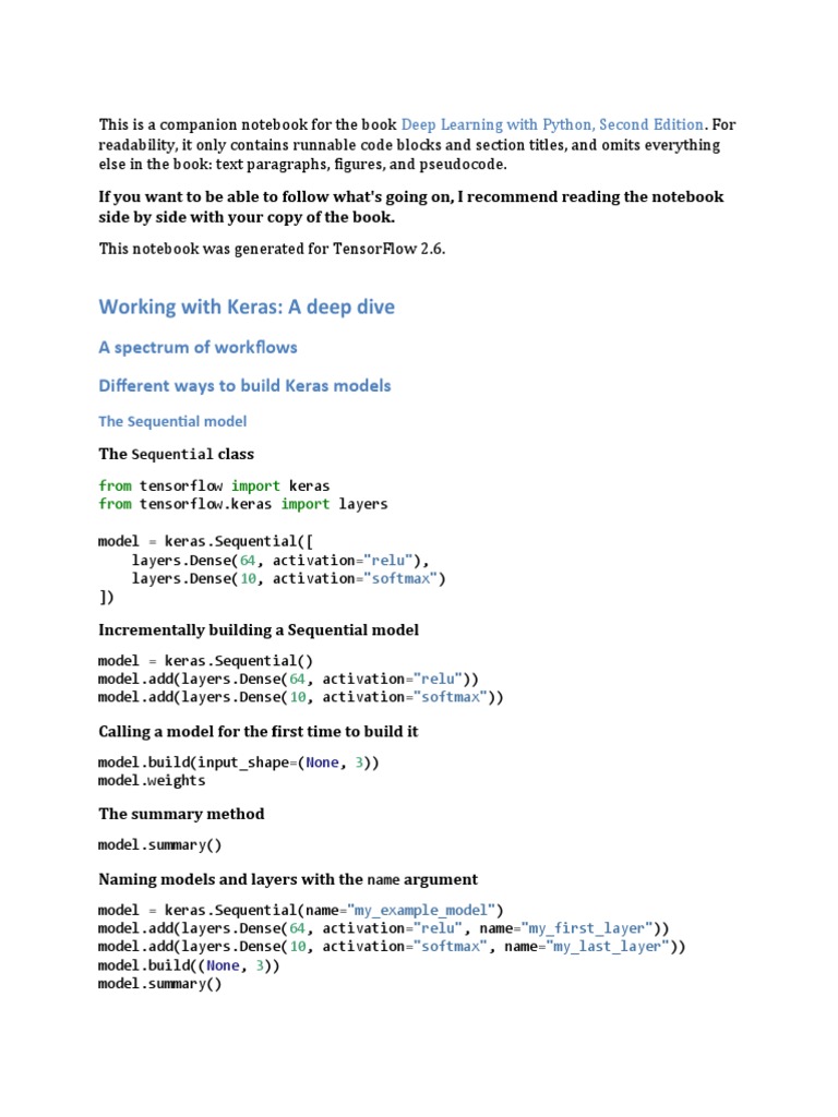 Chapter07 Working-With-Keras | PDF | Computational Neuroscience | Cybernetics