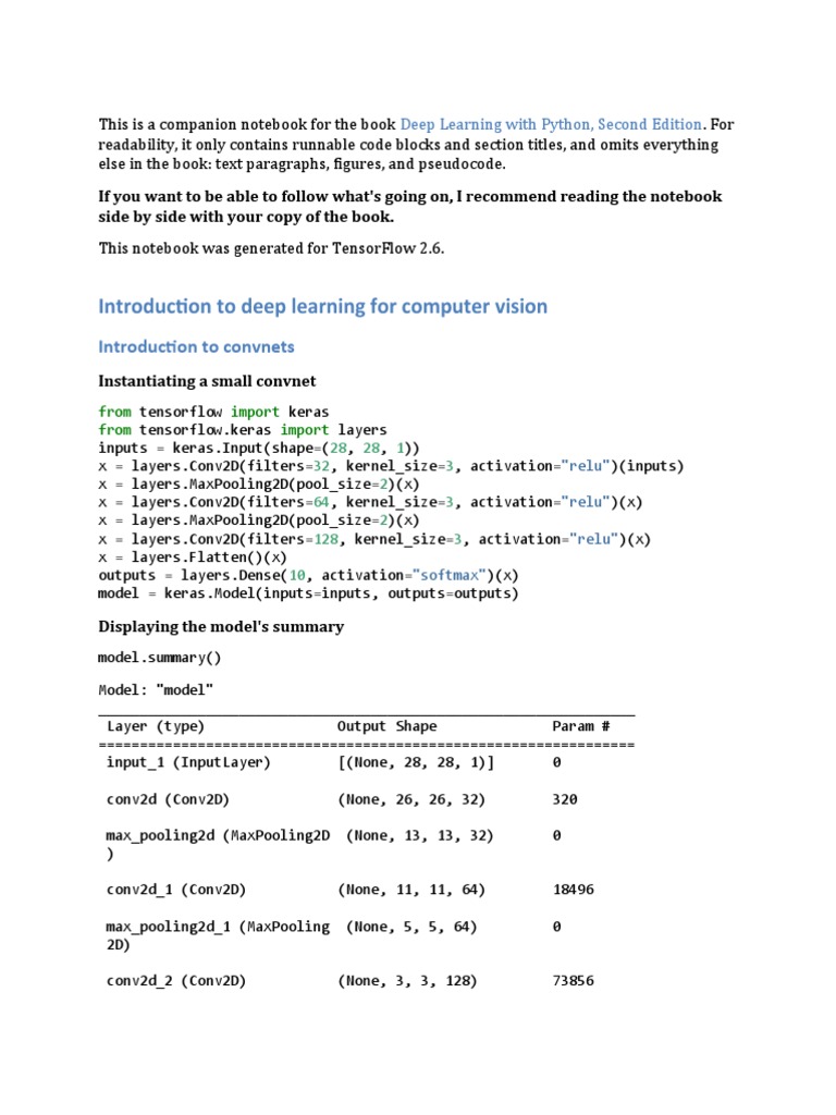 Chapter08 - Intro To DL For Computer Vision | PDF | Emerging ...