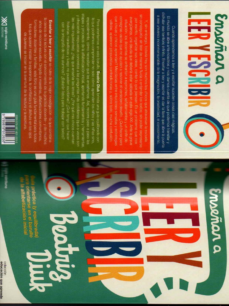 Enseñar A Leer y Escribir Diuk | PDF